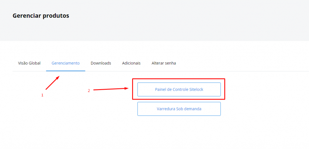 Como acessar o painel de controle do SiteLock na SECNET » SECNET