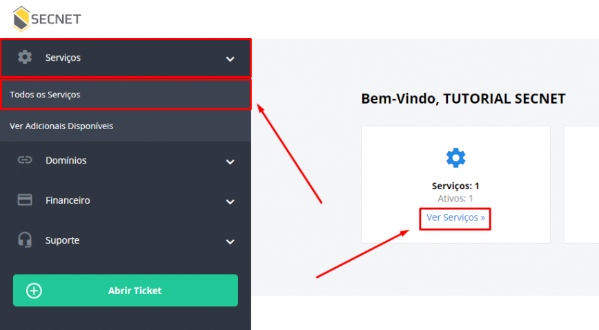 Como acessar o painel de controle do SiteLock na SECNET » SECNET